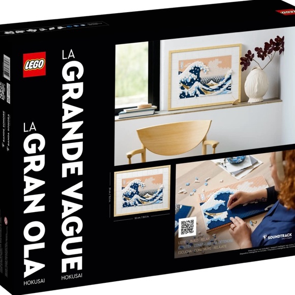 Lego | Toys | Lego The Great Wave Art Set Blue And White | Poshmark